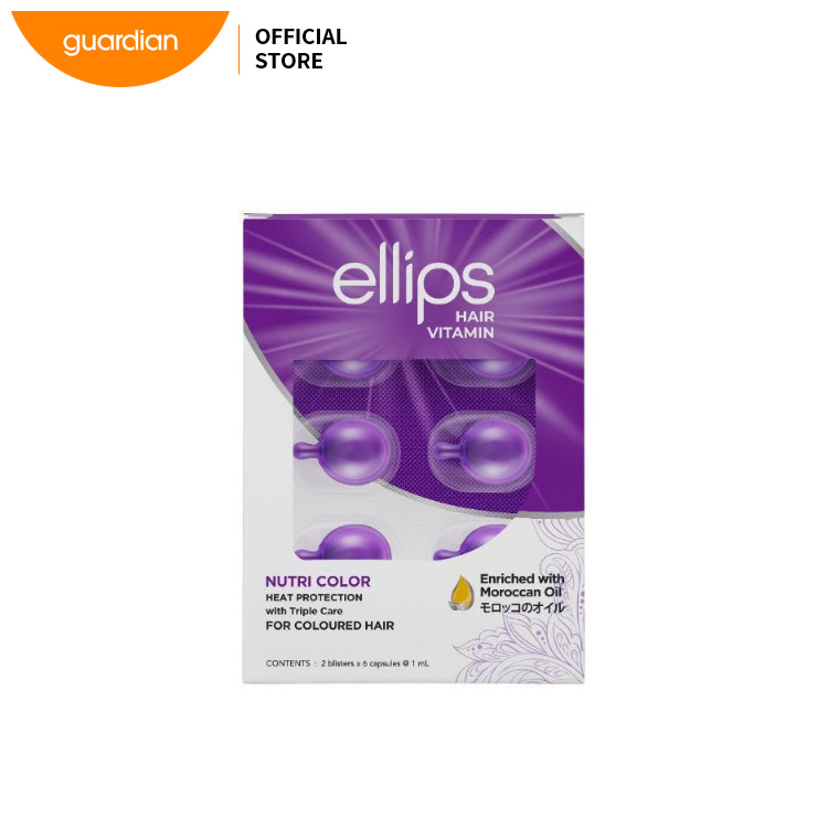 Ellips Hair Vitamin Nutri Color with Triple Care 12's | Shopee Malaysia