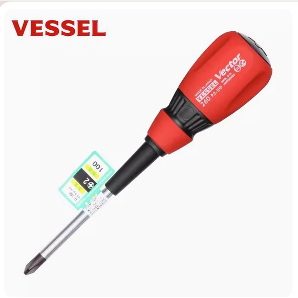 Japan VESSEL Strong Magnetic Phillips Screwdriver Super Hard ...