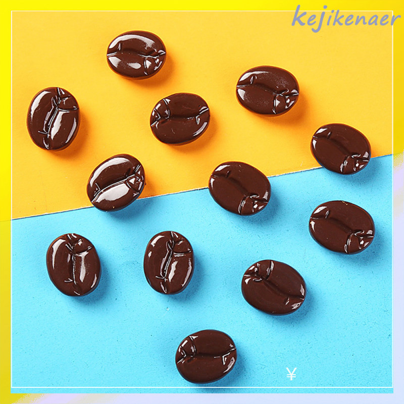 [Ready Stock] 25 Pcs Simulated Coffee Beans Model Fittings Artificial ...