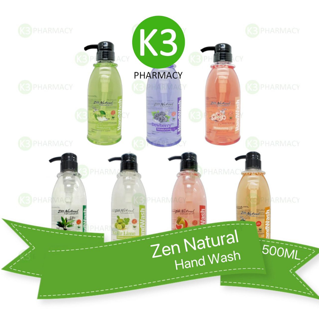 Zen Natural Hand Wash Antibacterial 500ml | Shopee Malaysia