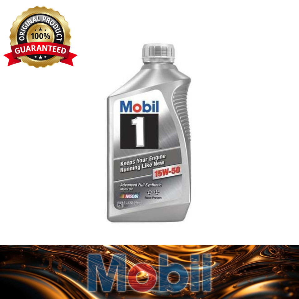 122377 Mobil 1 Synthetic Motor Oil SAE 15W50 1L | Shopee Malaysia