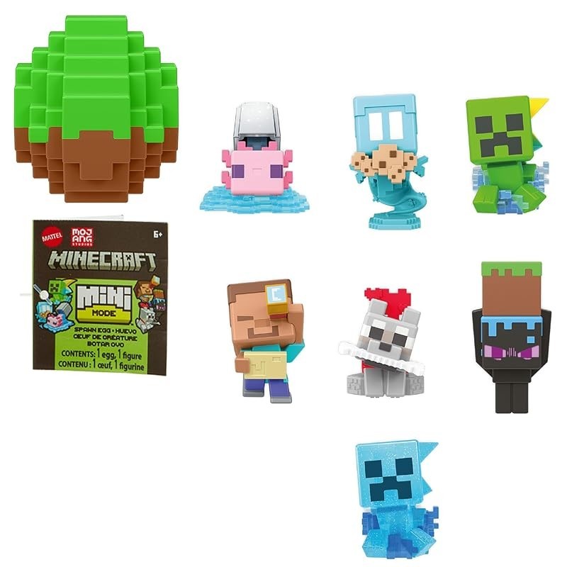 Minecraft (MINECRAFT) Spawn Egg Mini Figure Assortment Blind Pack ...