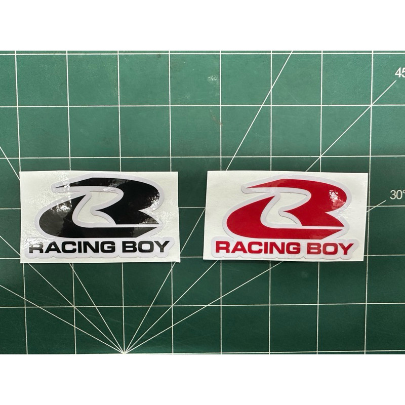 STICKER RACING BOY / BLACK / RED | Shopee Malaysia