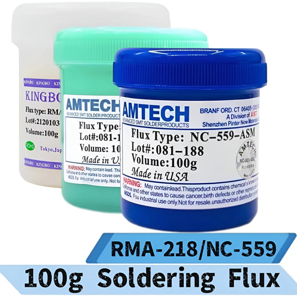 Flux Amtech Original NC 218 559 ASM Flux for Soldering 100g No-clean Soldering Flux Tip ...