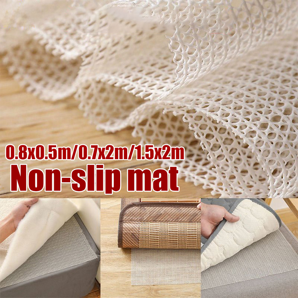 Non-slip Floor Mat Rug Mat PVC Netted Anti-running Fixed Pad for ...