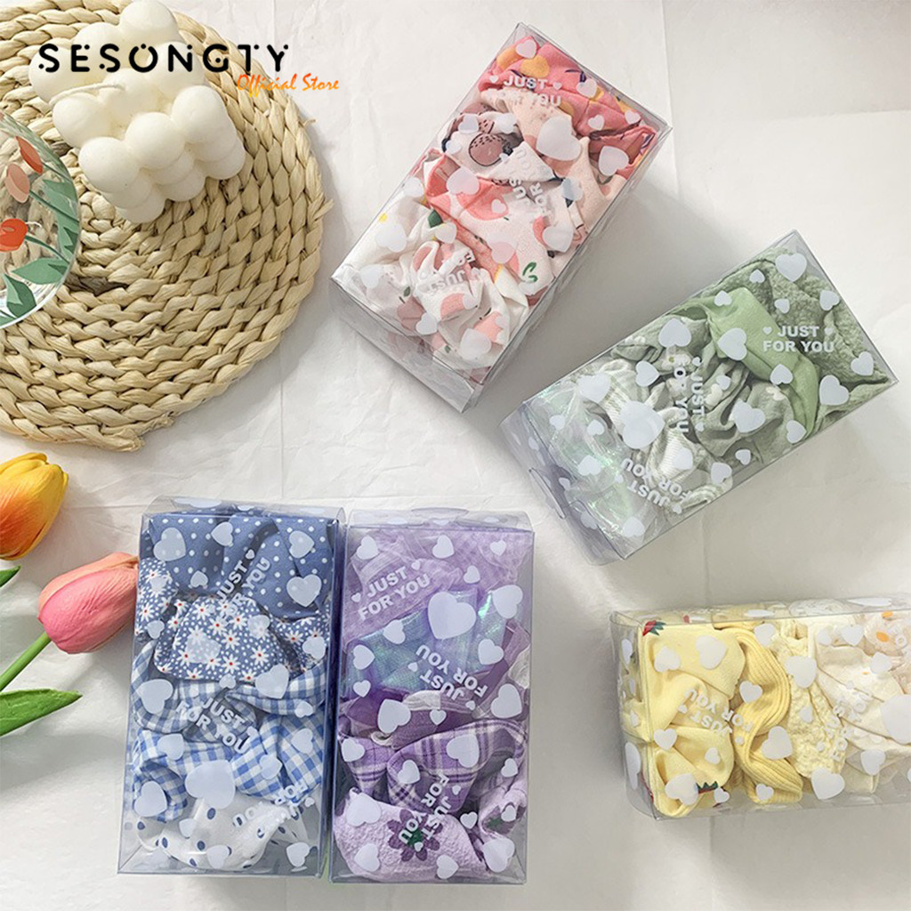 SESONGTY Hair Tie Large Intestine Hair Tie Set [H] | Shopee Malaysia