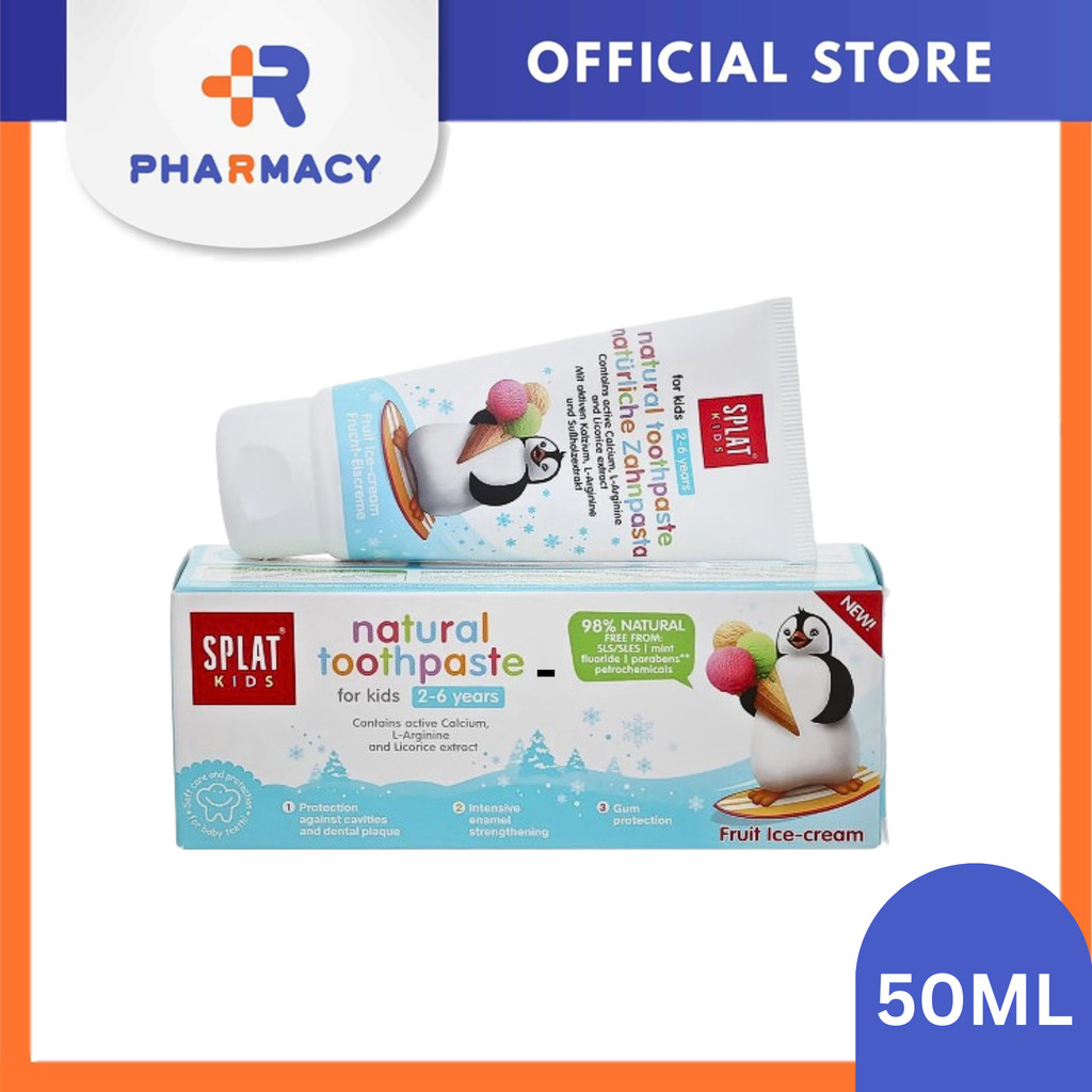 R Pharmacy | Splat Kids 2-6 Fruit Ice Cream Toothpaste 50Ml | Shopee ...