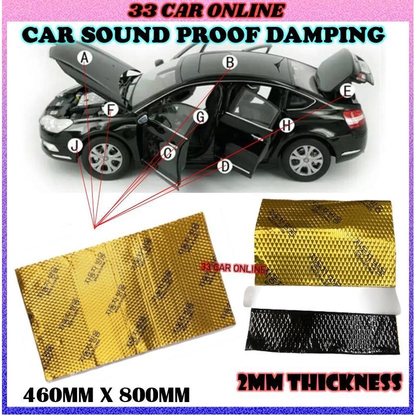High Quality Sound Damping Car Bonnet Door Sound Proof Proofing ...