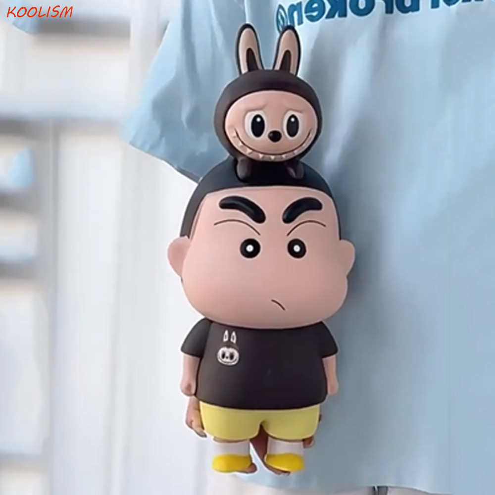 KOOLISM Labubu Crayon Shin-Chan Figure, Desk Decor Anime Labubu Crayon ...