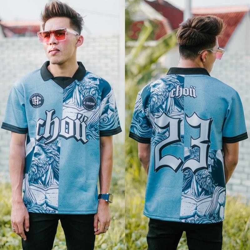 (READY STOCK ) 2024 New ！Jersey Design baju lelaki Jersey Collar Choi ...