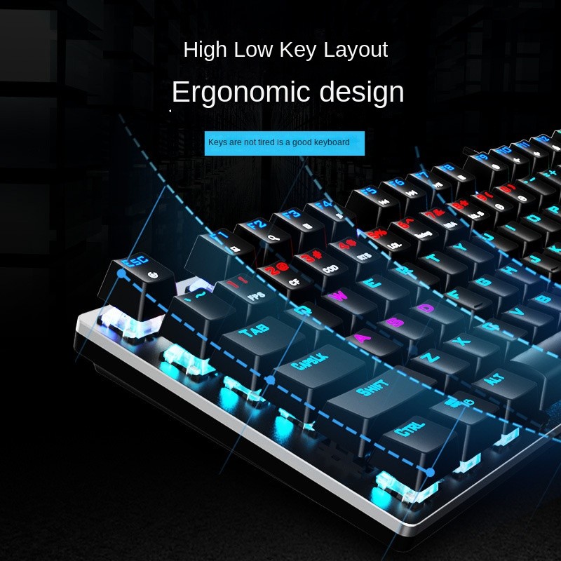 Aoc Mechanical Keyboard GK410 Green Axis Black Axis Brown Axis Gaming ...