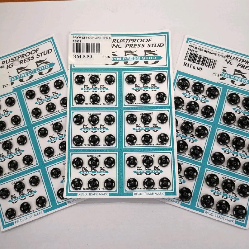 (555)snap fastener button/butang ketip | Shopee Malaysia
