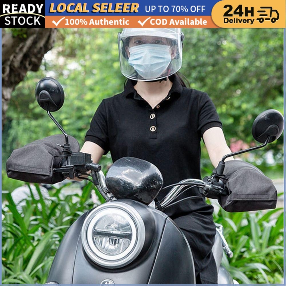 Waterproof Motorcycle Handlebar Sunscreen Gloves Resistant-UV Shading ...