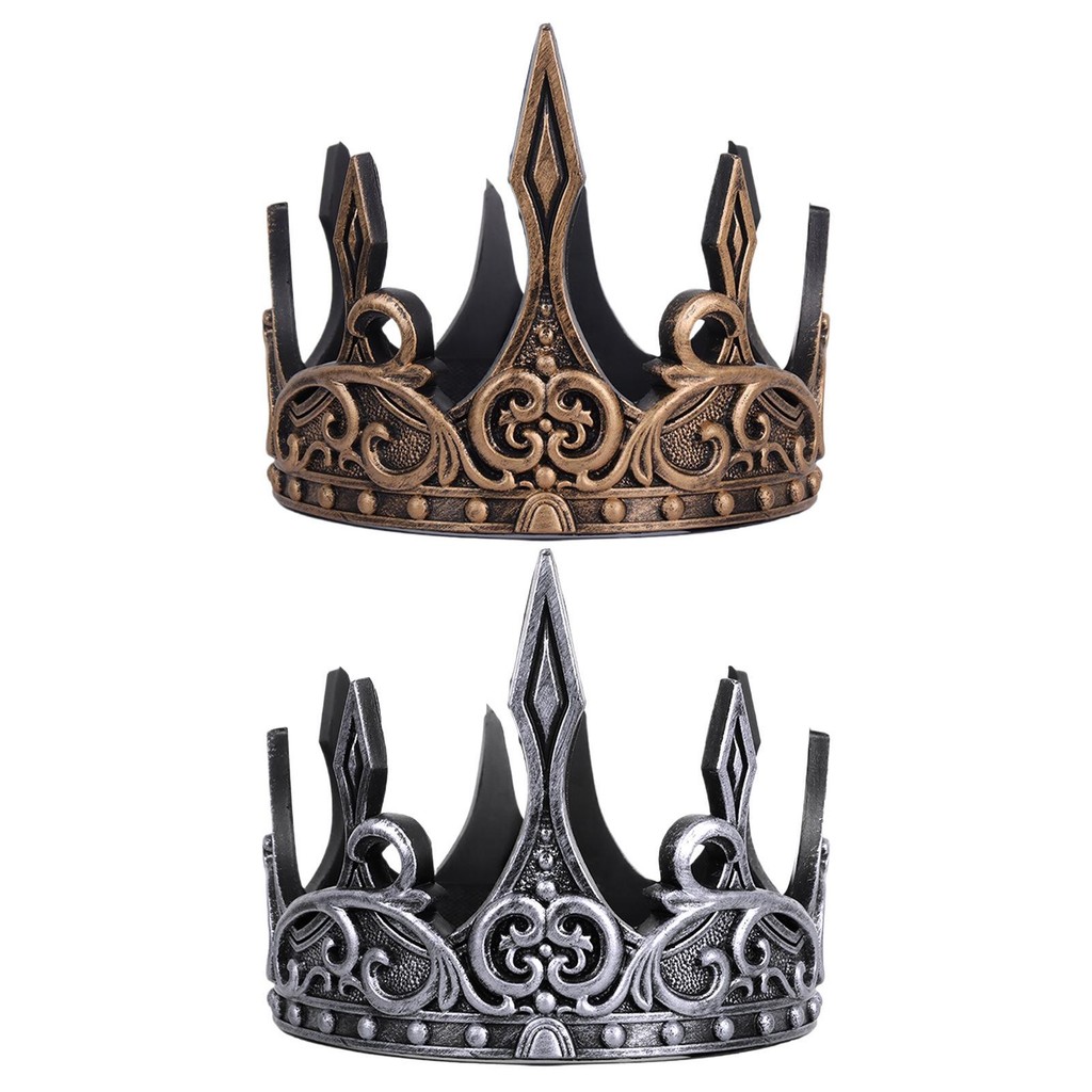 Prince Crown Ancient Prince Tiara Medieval King Queen Crown Cosplay ...