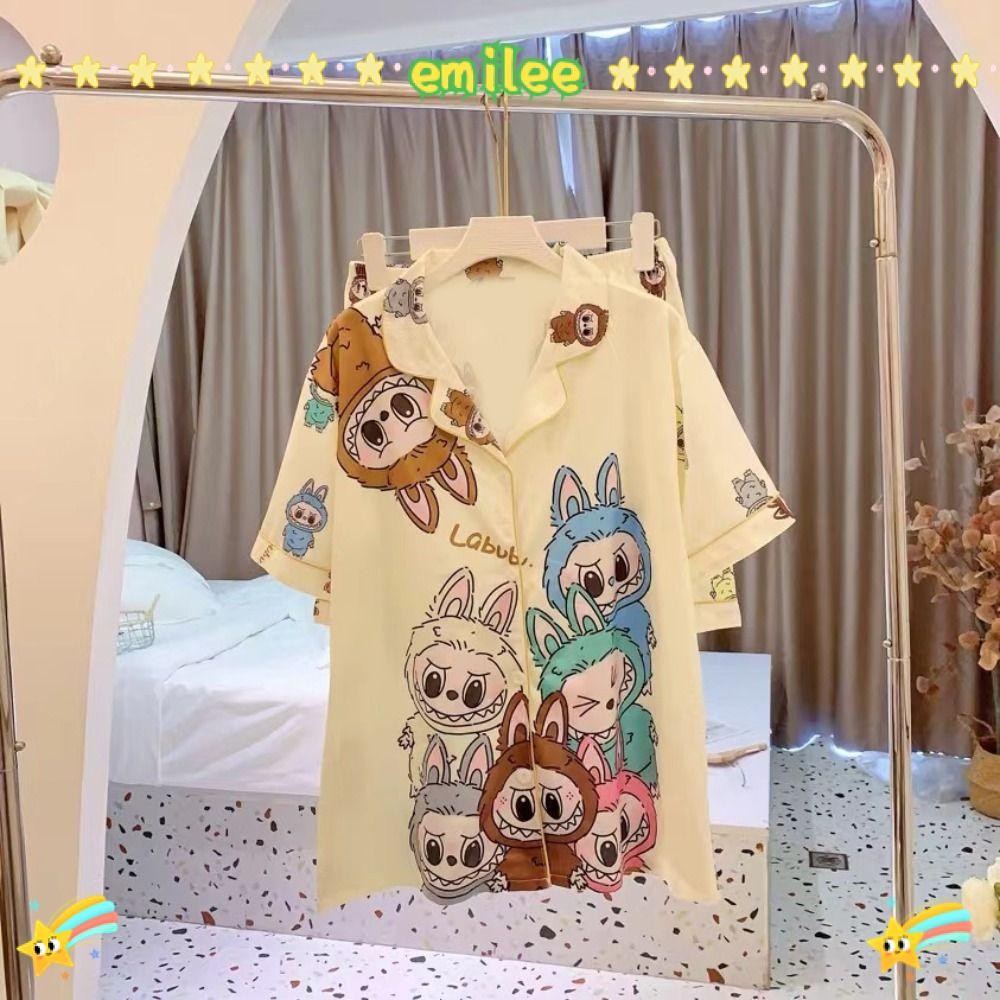 EMIL Pajamas, Kawaii Anime Cartoon Women Pajamas, Fashion Comfortable ...