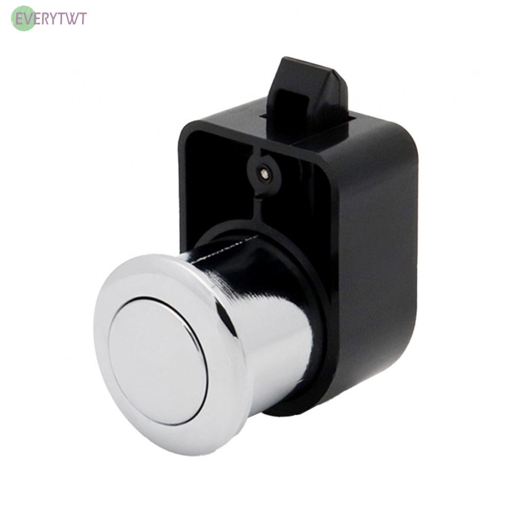 Push Button Lock ABS Base Plastic Materials Reliable Lock For Motorhome ...