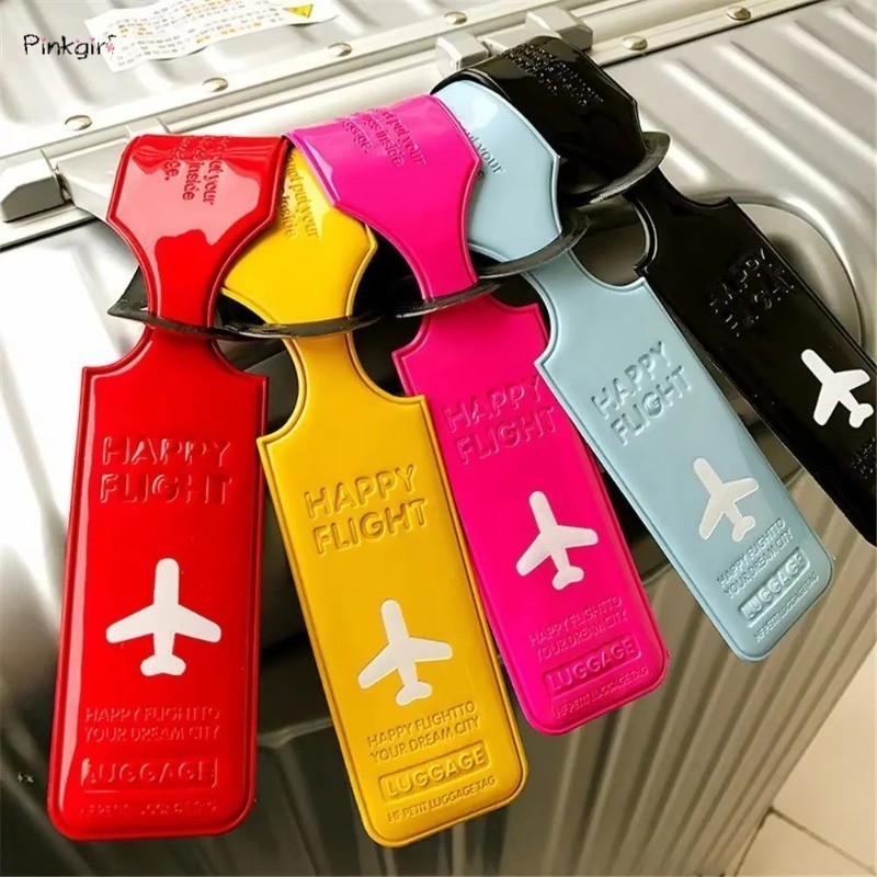Portable Luggage Tag Creative PVC Strip Baggage Suitcase ID Addres ...