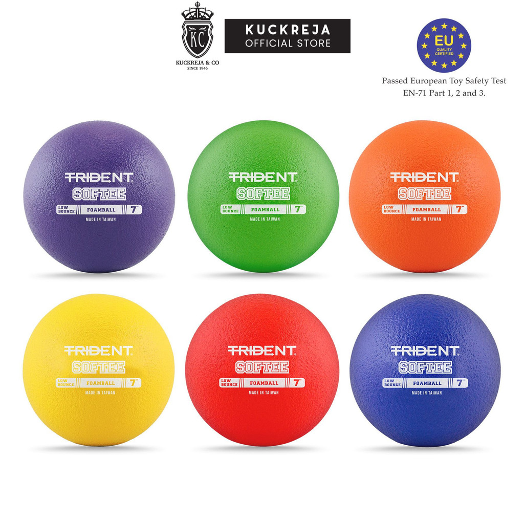 Trident Softee Low Bounce Foam Ball Dodgeball - 7 inches | Shopee Malaysia