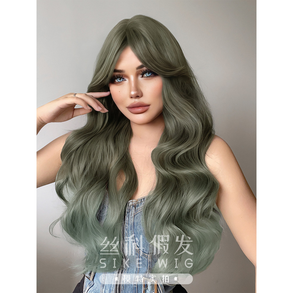 Ag445 European American Cross-Border Wholesale Gradient Wig Female Long ...