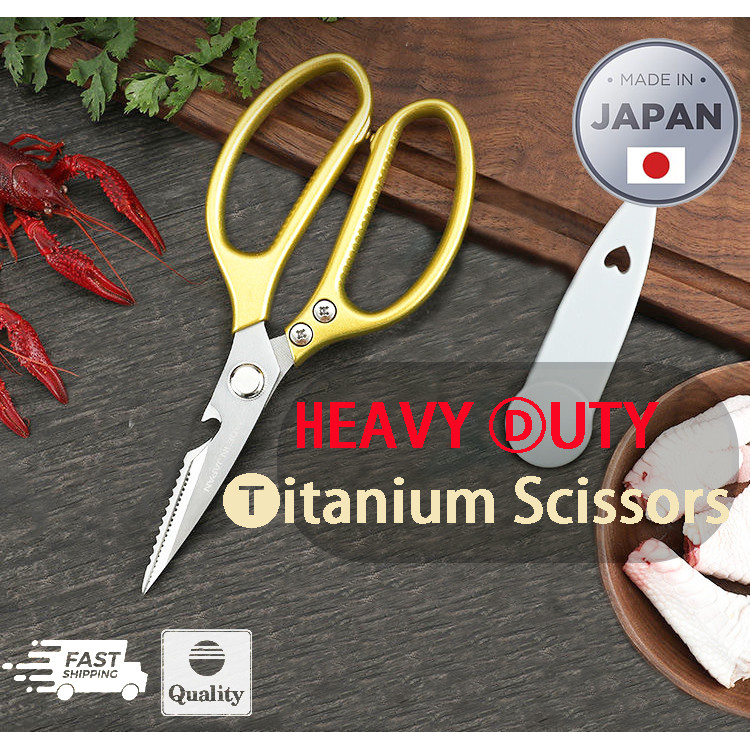 SK5 Japan Imported Multipurpose Heavy Duty Kitchen Scissor Chicken Bone ...