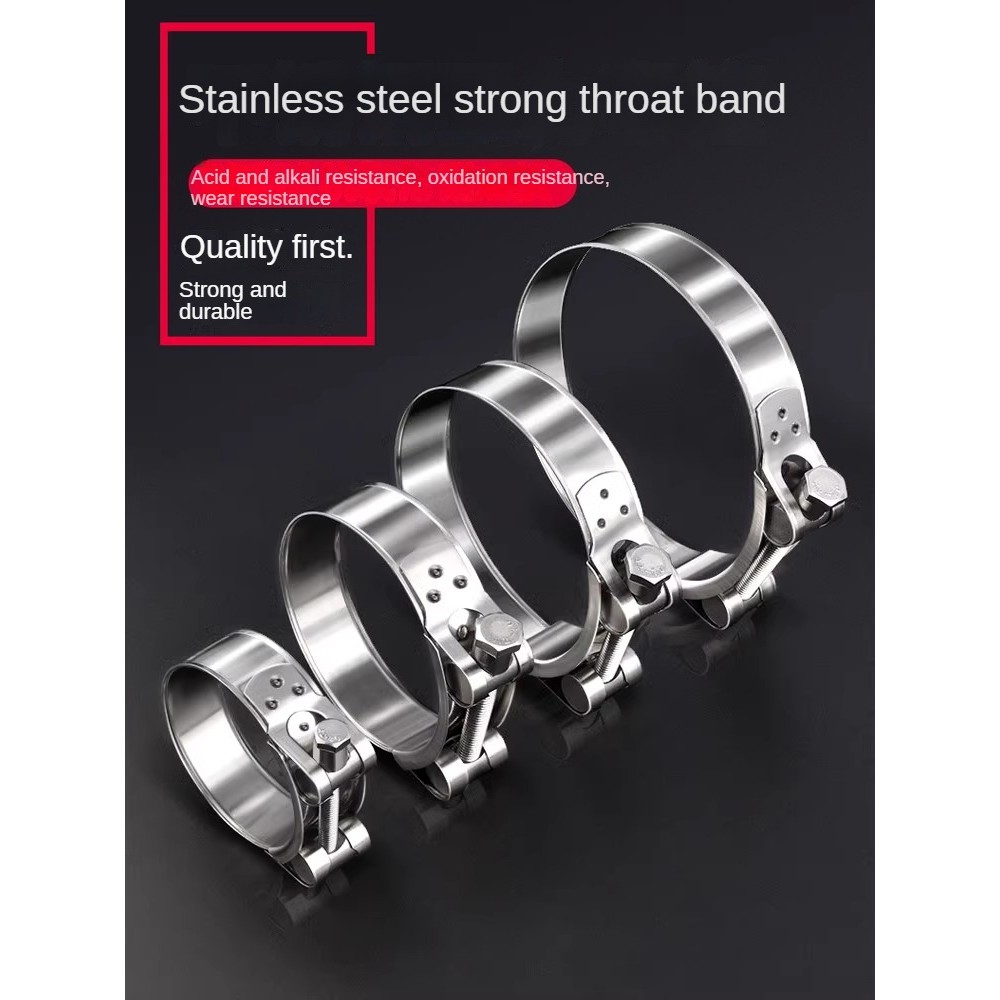 Stainless Steel Strong Throat Hoop Clamp European Style Hoop Pipe Hoop ...