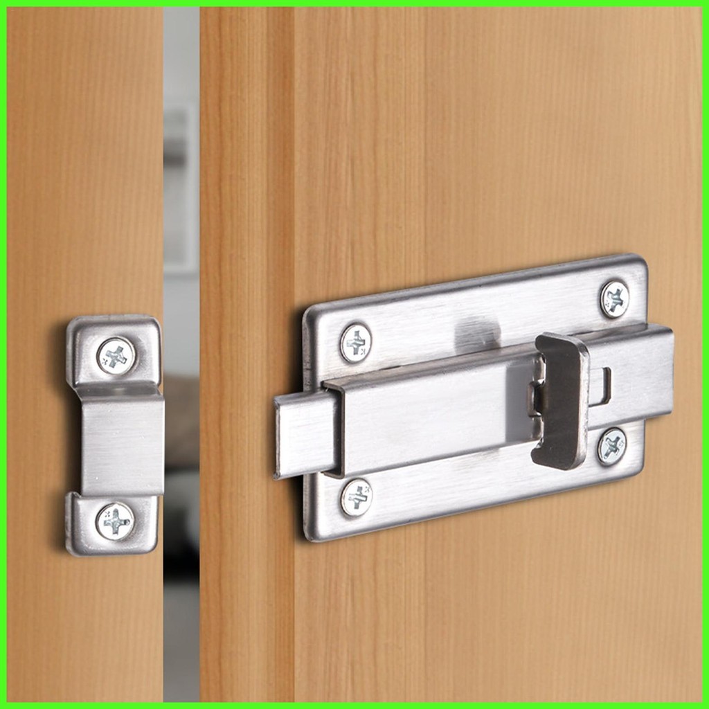 Stainless Steel Latch Push-Button Stainless Steel Door Latch Automatic ...