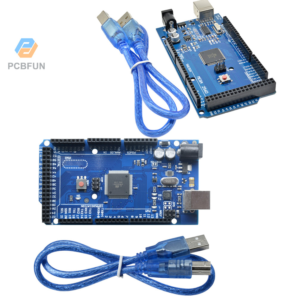 Pcbfun Mega2560 R3 Series Square Port CH340G MEGA2560 R3 Motherboard ...