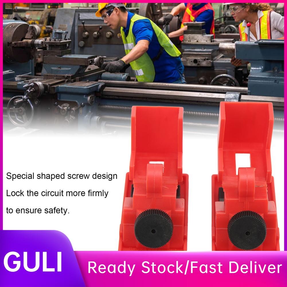 Guli Circuit Breaker Clamp Lock Lockout 10PCS ‑57℃ To 177℃ Resistant ...