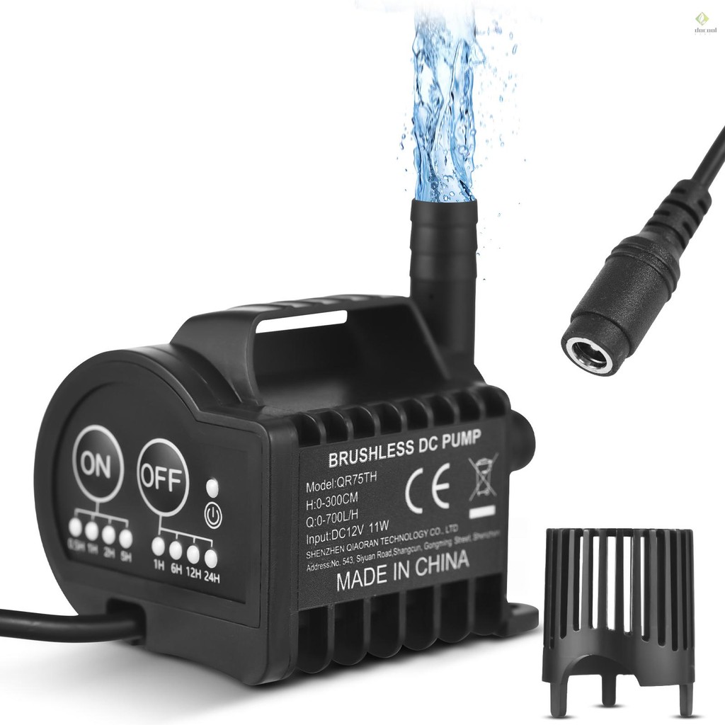 Mini 12V Water Pump with 4 Gear On/Off Timing, Acceleration and ...