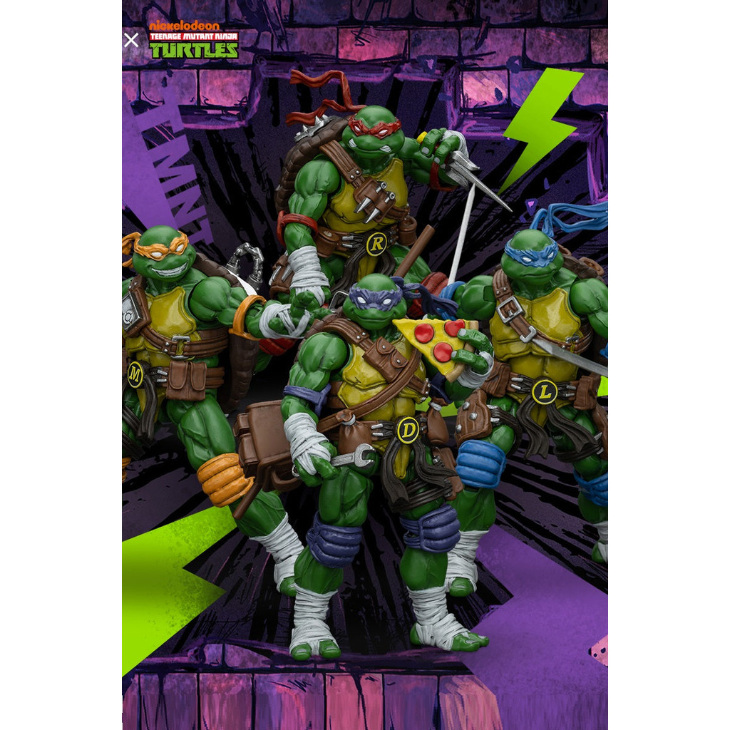 TMNT-Wave 1 - TMNT Action Figure By JOYTOY | Shopee Malaysia