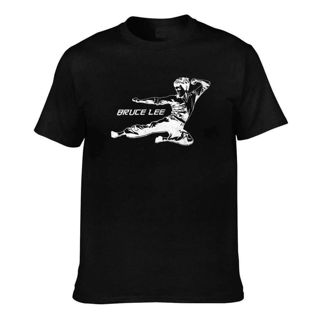 Bruce Lee Line Kick License Men'S Cool Tshirt Fashion Clothing | Shopee ...