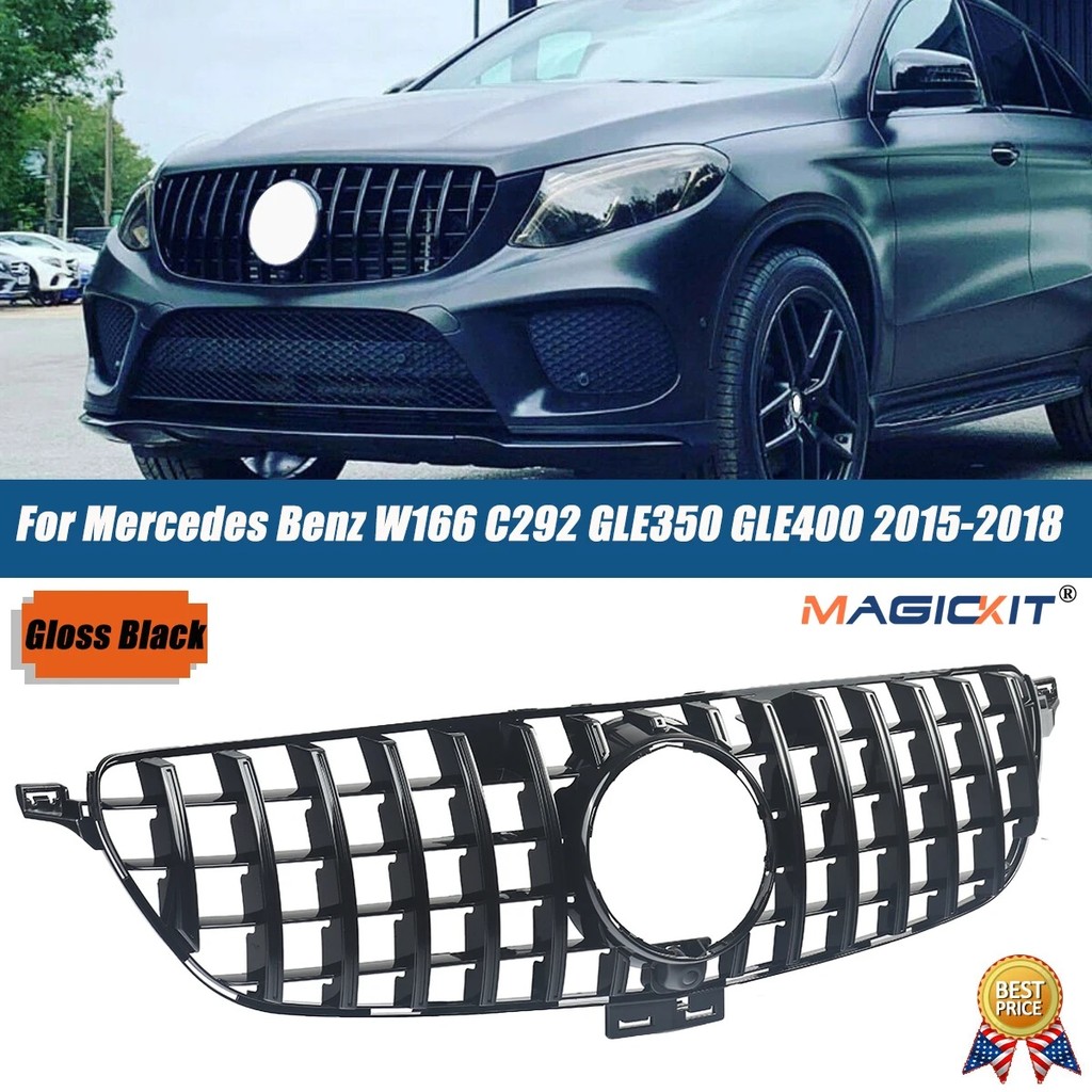 For Mercedes Benz ML Class W166 Upper Facelift Grill For GLE Coupe C292 ...