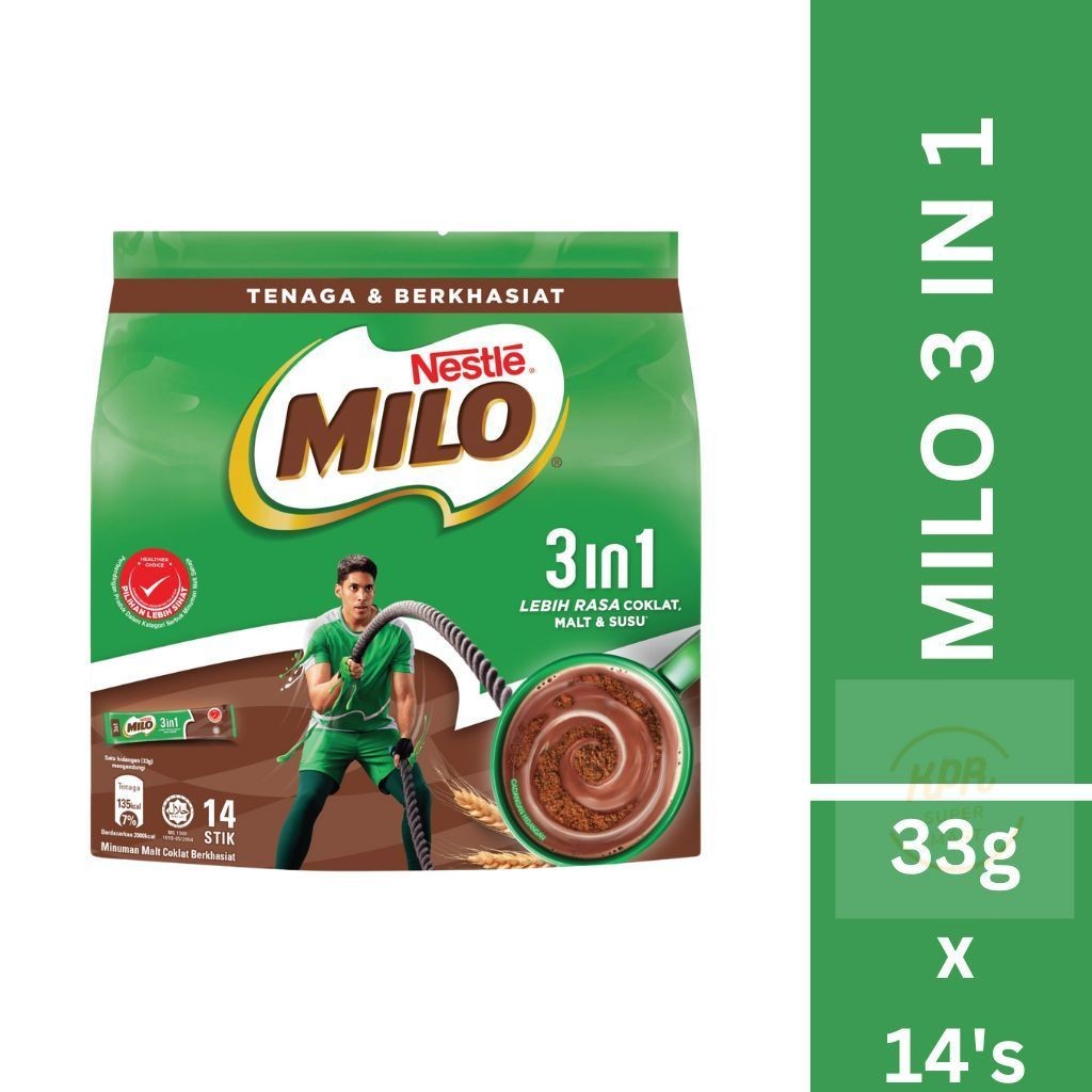 NESTLE Milo 3in1 14 Sticks (33g) | Shopee Malaysia