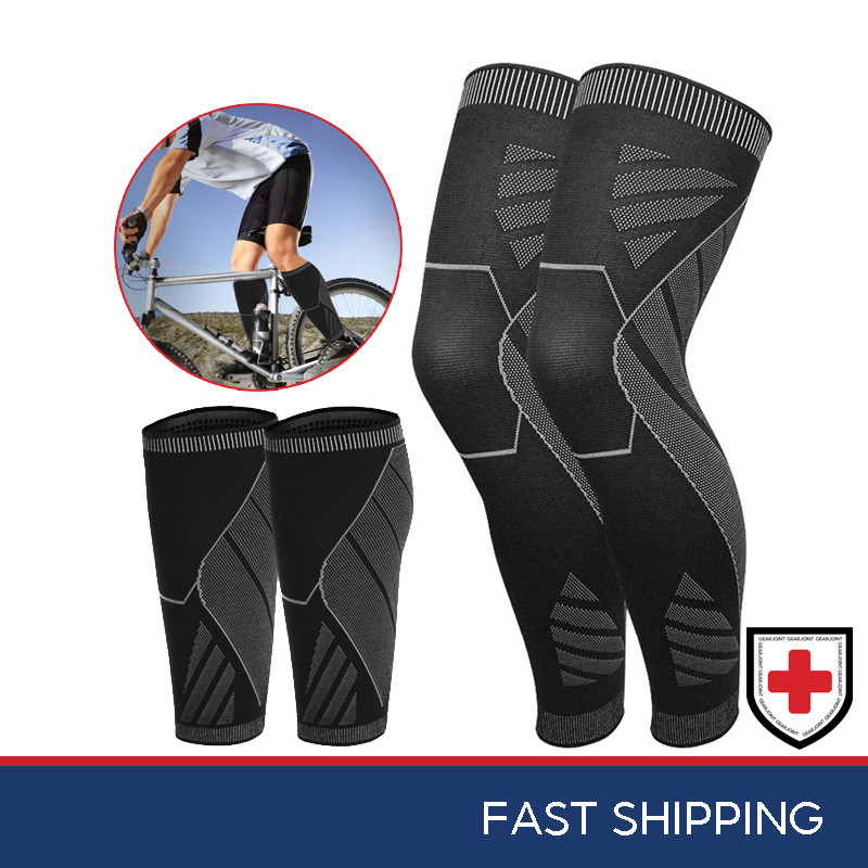 Leg/Calf Compression Sleeves - Leg Support for Shin - Day & Night Wear ...