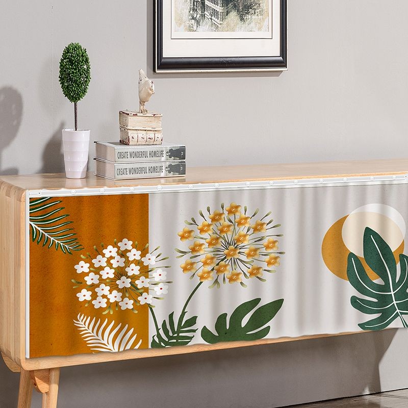 Wardrobe Curtain Shoe Rack Bookcase Cabinet Curtain Perforation-free ...