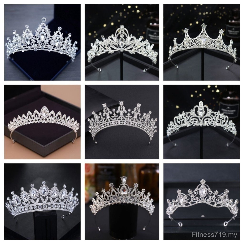Crystal Crown Bridal Wedding Tiara Headband Marriage Crown Headdress ...