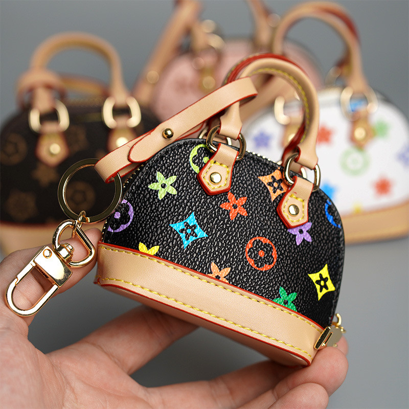 Mini Coin Purse Lipstick Bag Shell Bag Earphone Bag Keychain Creative ...