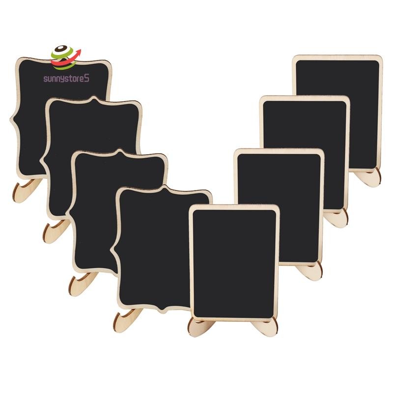 Mini Chalkboard Signs, 20 Pack Framed Small Chalkboard Labels with ...