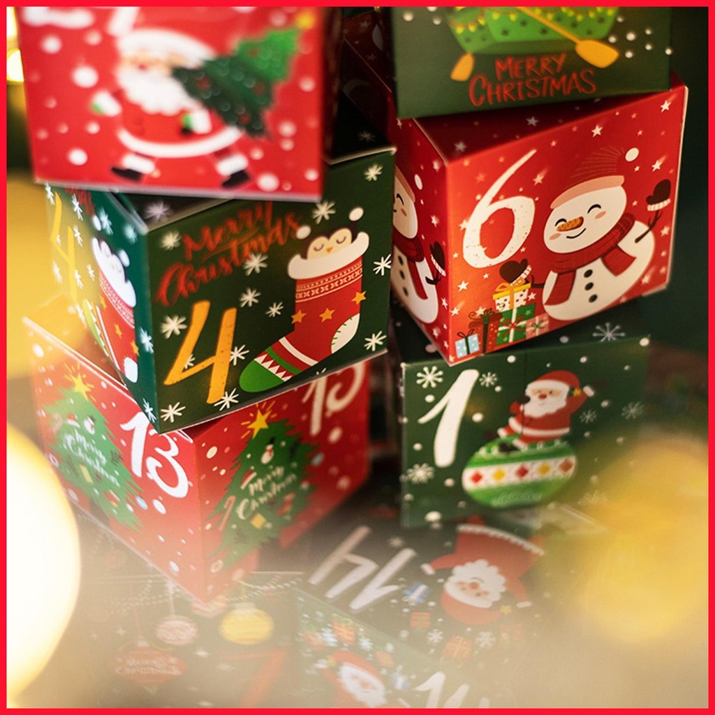 2024 Countdown Advent Calendars 24X Christmas 2024 Countdown Calendar ...