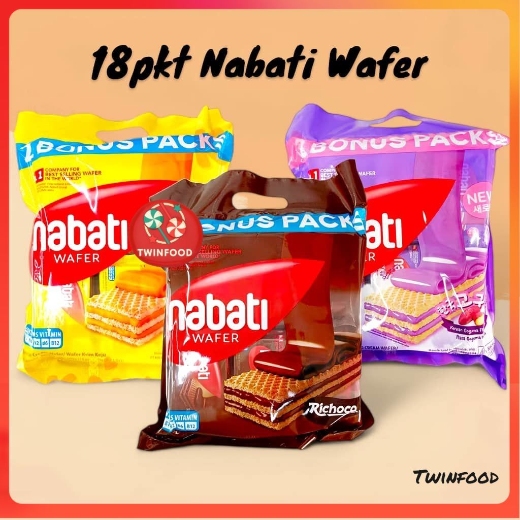 18pcs x20g Nabati Wafer FAMILY PACK Delicious Snack | Shopee Malaysia