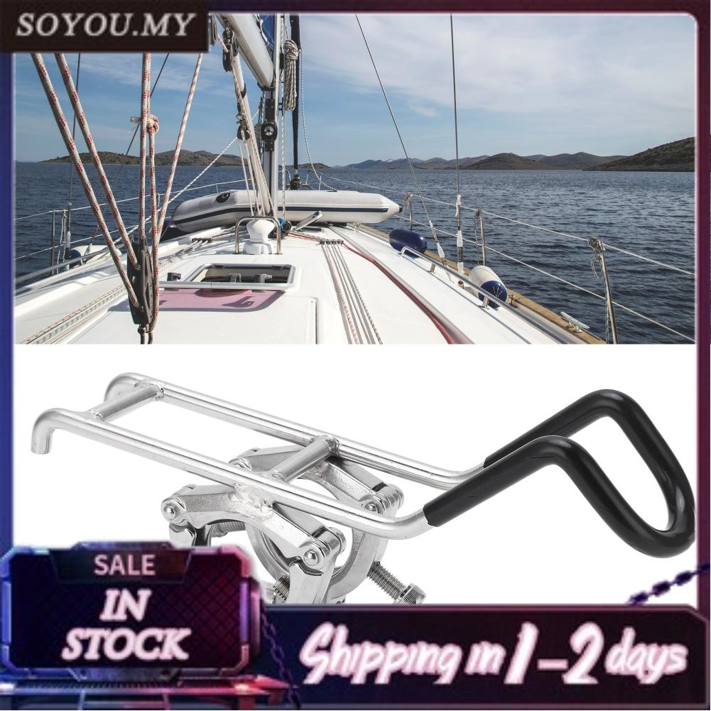 Soyoung Fishing Pole Bracket 316 Stainless Steel Double Clamp ...