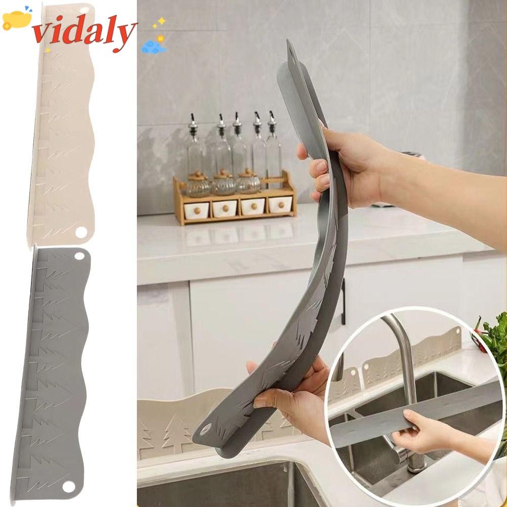 VIDALY Water Splash Guard, Sucker Wash Basin Sink Baffle Board, Home ...