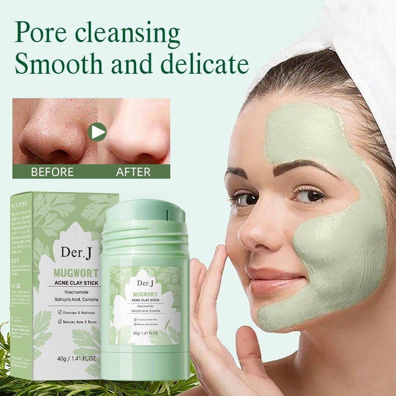 Mugwort mud mask stick mask mud stick cleans pores moisturizing ...