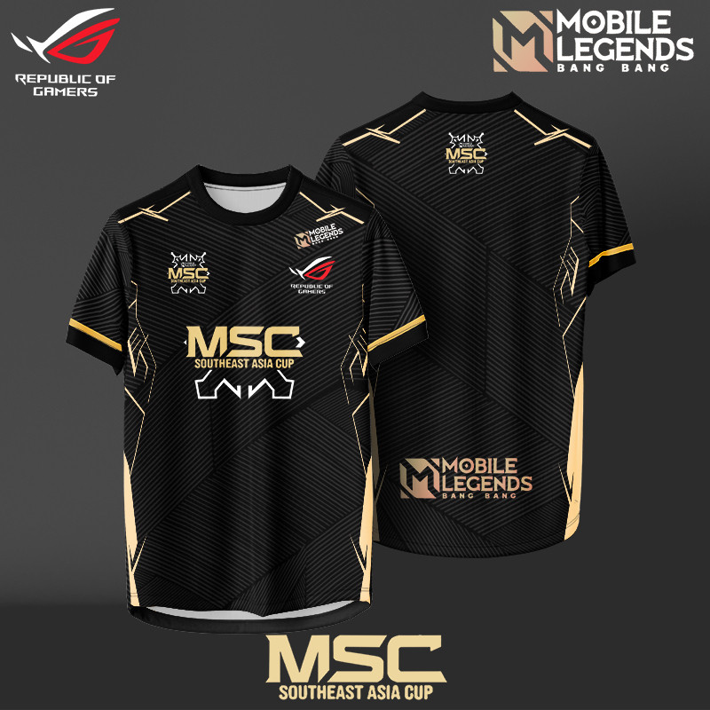 3D MLBB Southeast Asian Cup Jersey MSC Competition Fan Edition Design ...