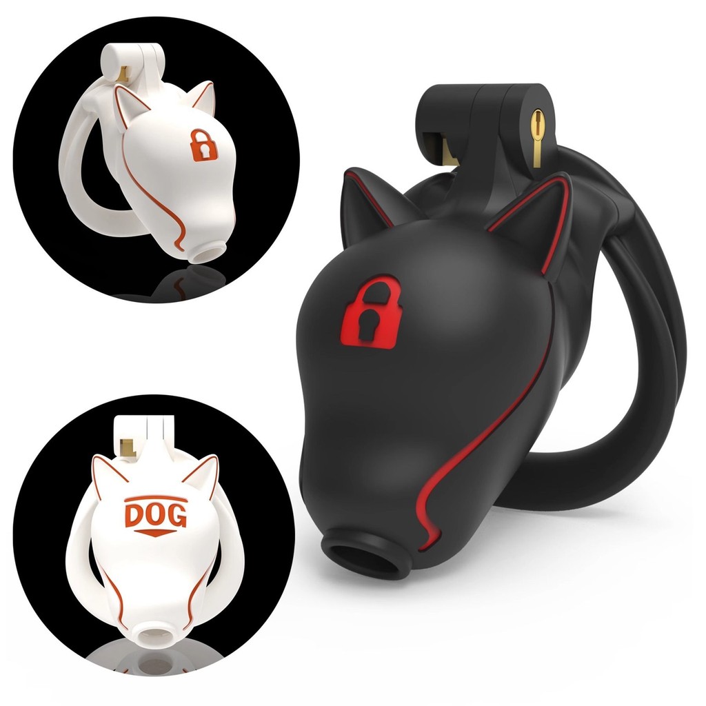 Dog Head Chastity Lock Friend cb Lock Protagonist Role Play Bondage ...