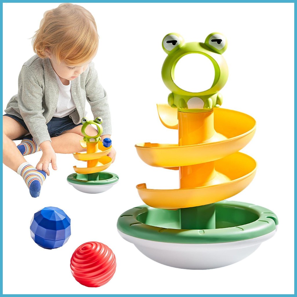 Ball Drop Tower Frog Educational Preschool Learning & Developmental ...