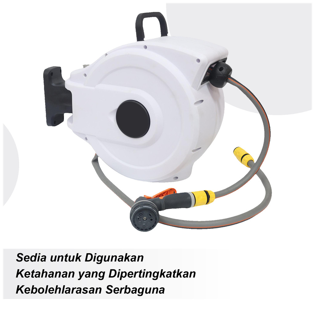 Retractable Hose Retractable Auto Water Hoses 180-Degree Swivel Garden ...