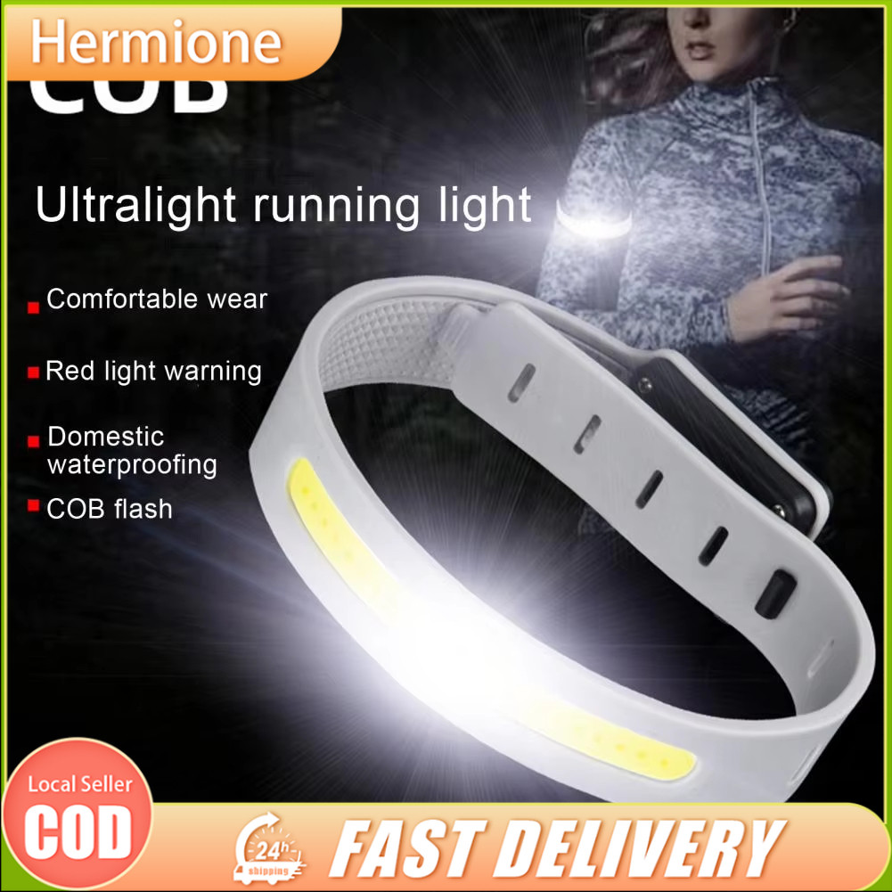 1pc Night Running Light Sports Adjustable Safety Warning Armband COB ...