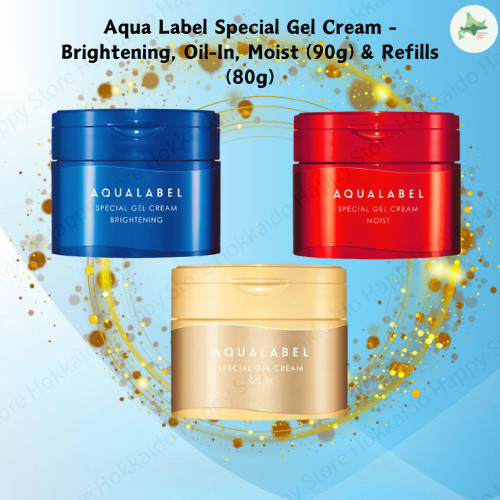 Aqua Label Special Gel Cream - Brightening, Oil-In, Moist (90g ...