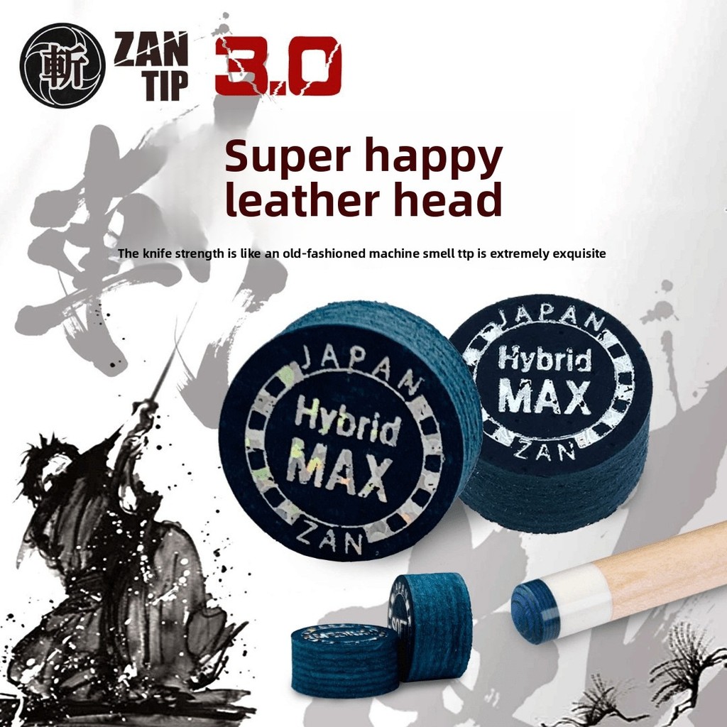 Japanese Super Chopper Multi-Layer Big Head Cue Tip Nine Ball Cue Tip ...